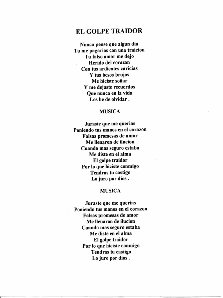 El Golpe Traidor Camperos E,Azteca | PDF