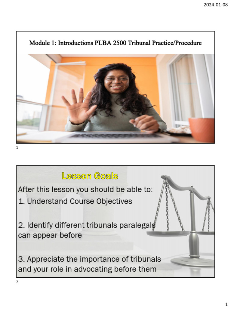 Module 1 Merged | PDF | Discovery (Law) | Administrative Law