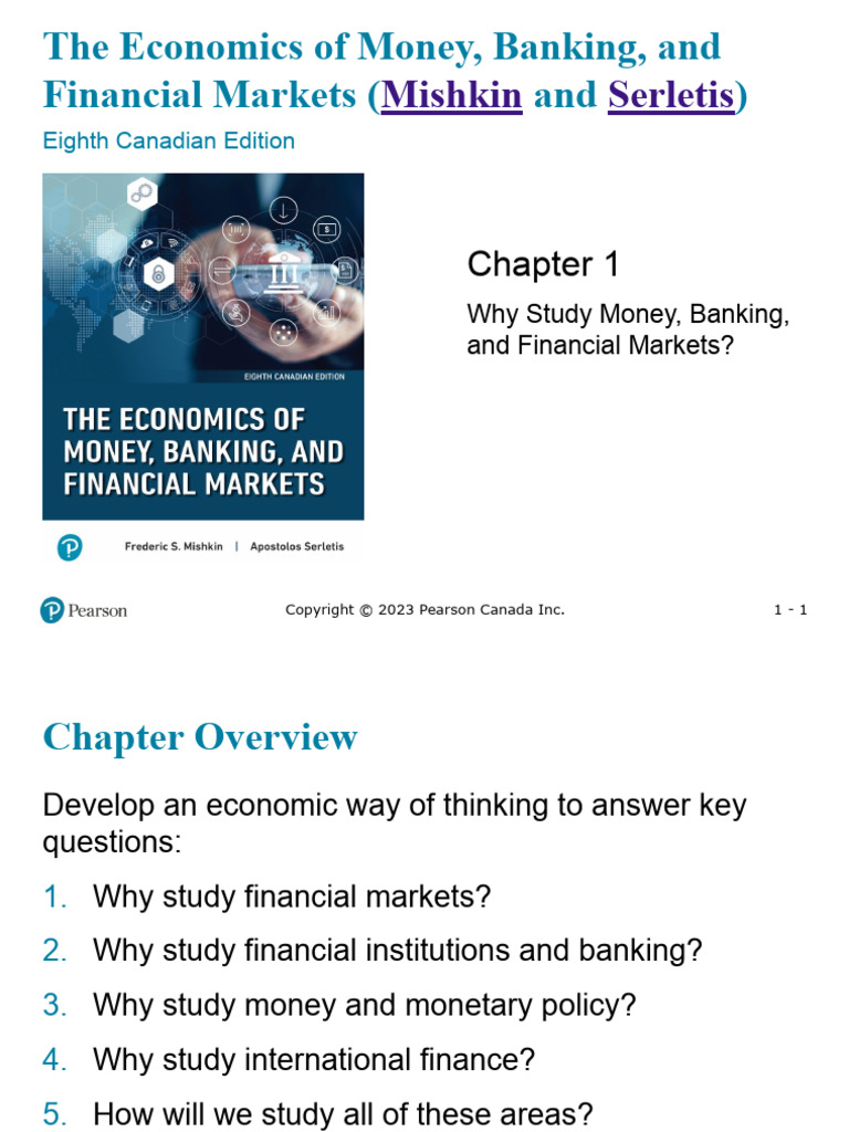 Mishkin and Serletis 8ce Chapter 1 | PDF