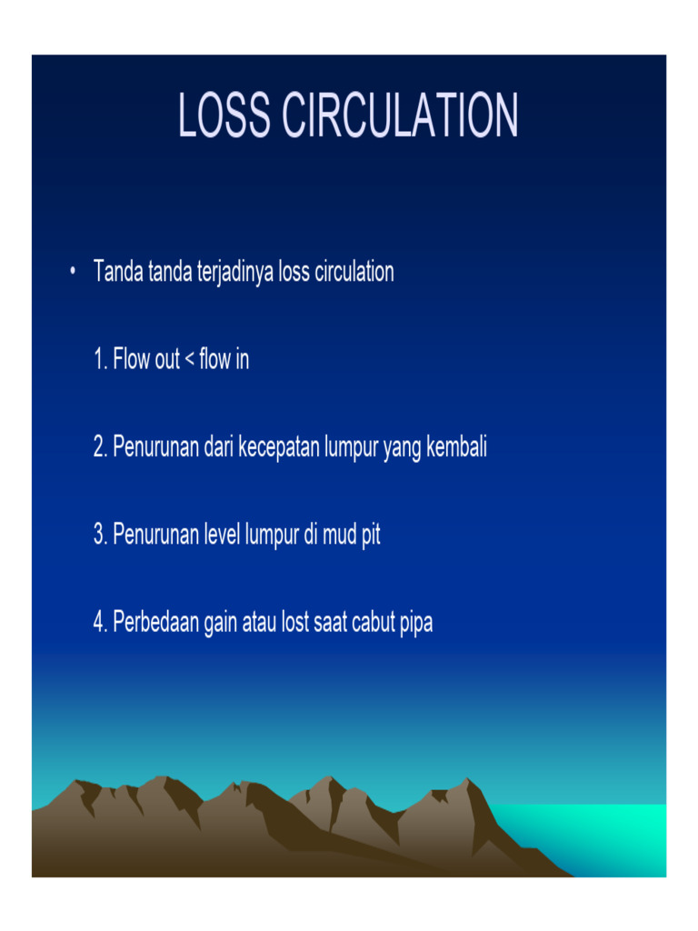 HAMBATAN DALAM PEMBORAN-2 - Lost Circulation | PDF
