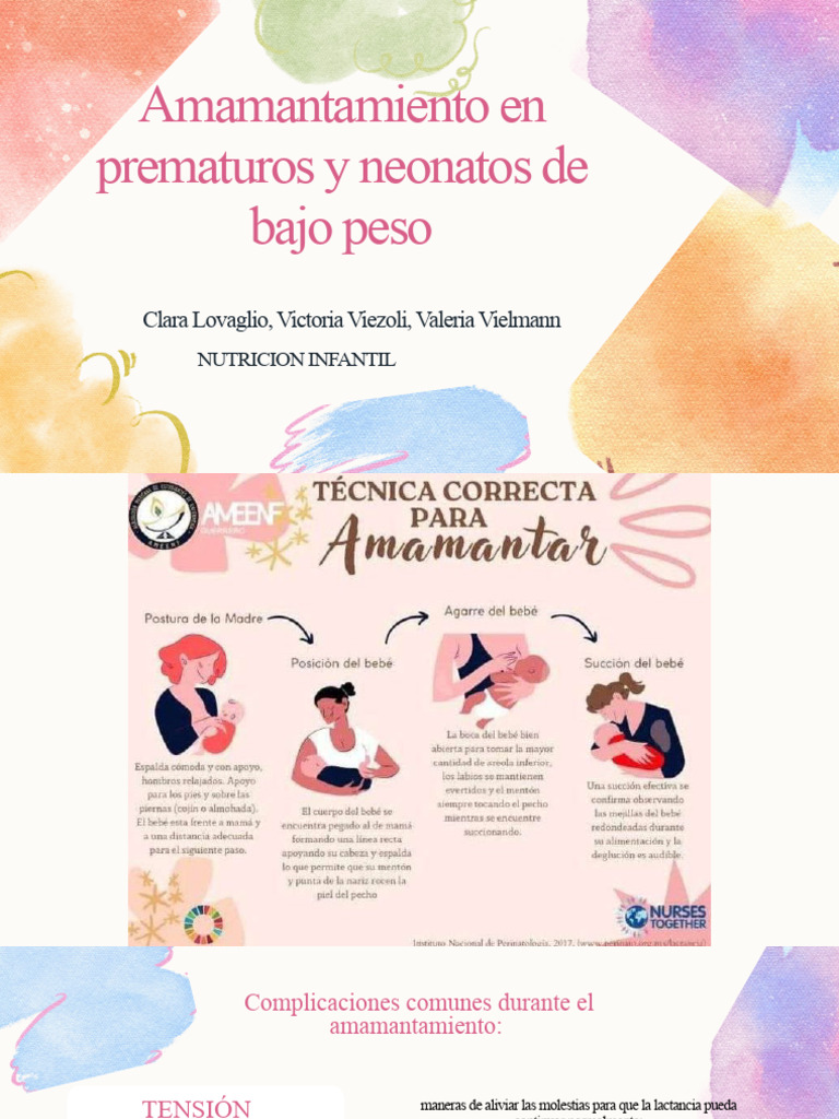 Trabajo Amamantamiento | PDF | La leche materna | Amamantamiento