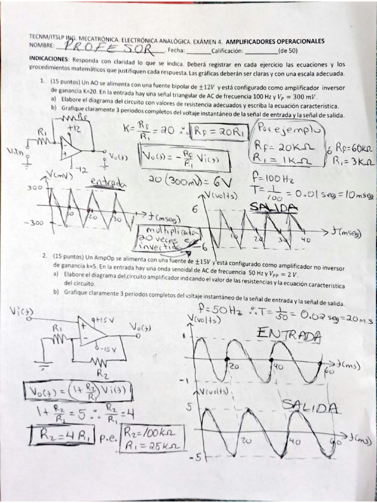Ea Examen Resuelto Unidad 4 | PDF