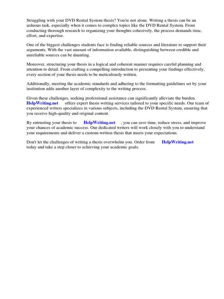 DVD Rental System Thesis | PDF | Unified Modeling Language | Databases