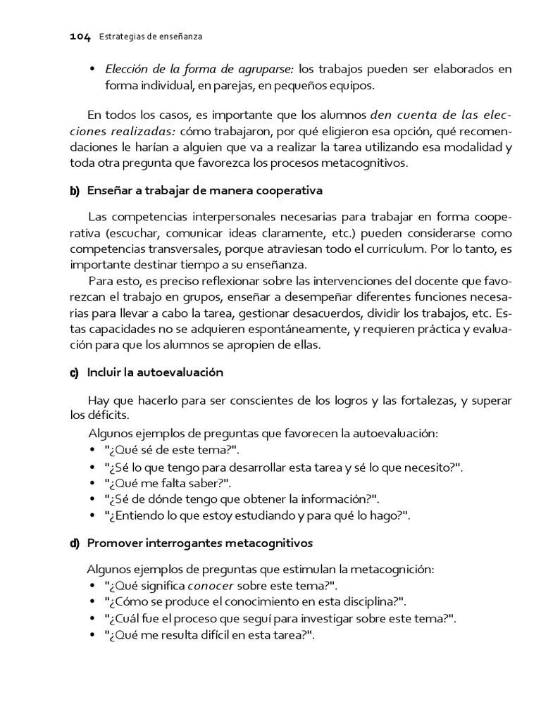 Libro Completo Anoijovich Mora. Estrategias de Ense Anza Otra Mirada Al Quehacer en El Aula 1 ...