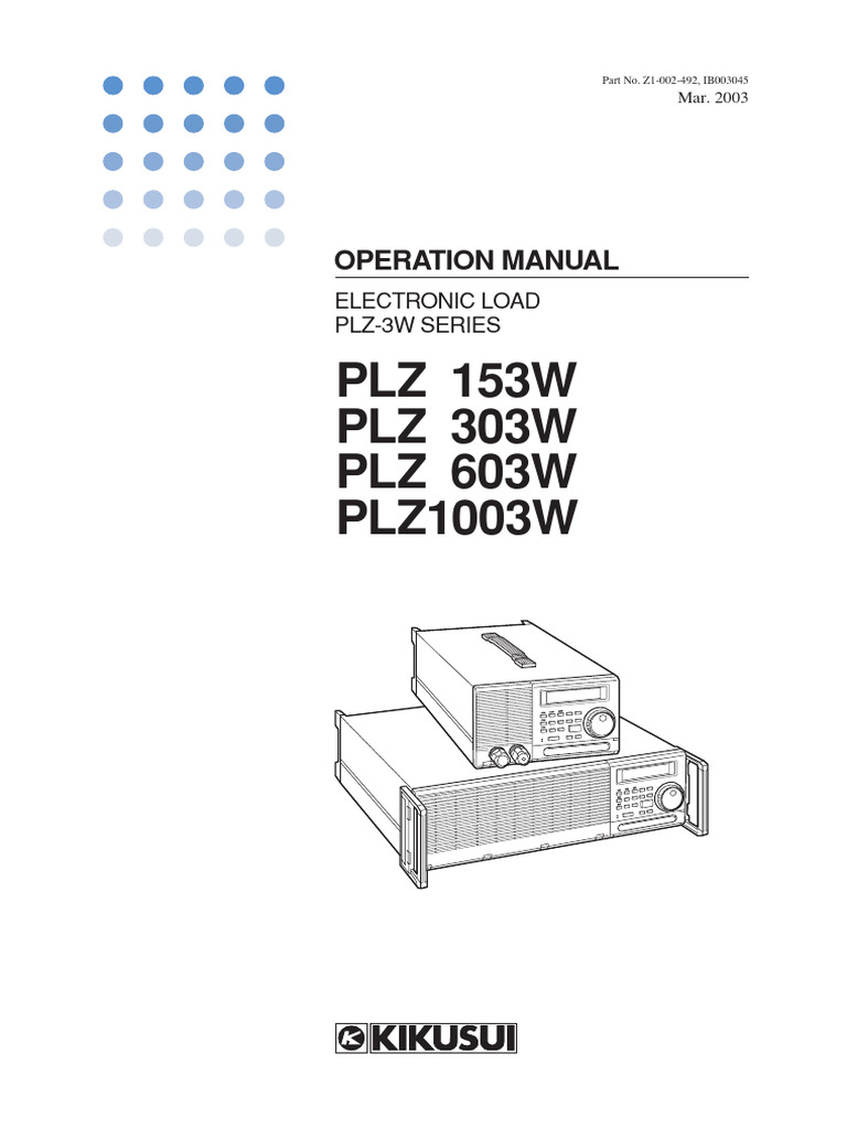 Plz - 303w 매뉴얼 | PDF | Power Supply | Alternating Current