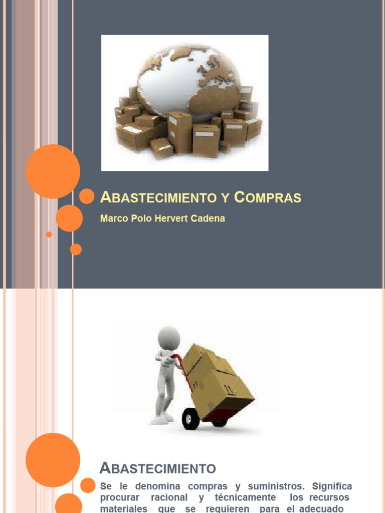 Significado y función del abastecimiento | PDF | Obtención | Marketing