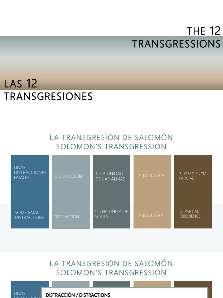 12 Transgressions Cap 9-12 | PDF