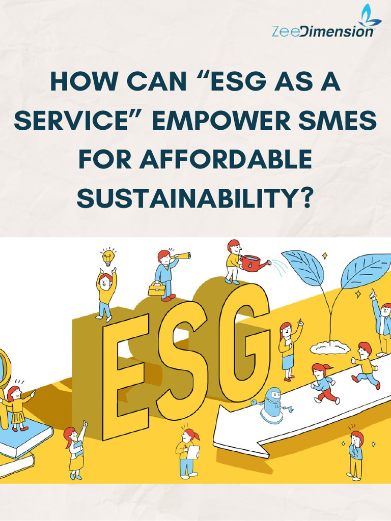 ESG As A Service | PDF | Sustainability | Small And Medium Sized ...
