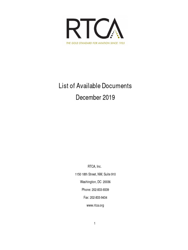 Rcta DOs | Download Free PDF | Avionics | Air Traffic Control