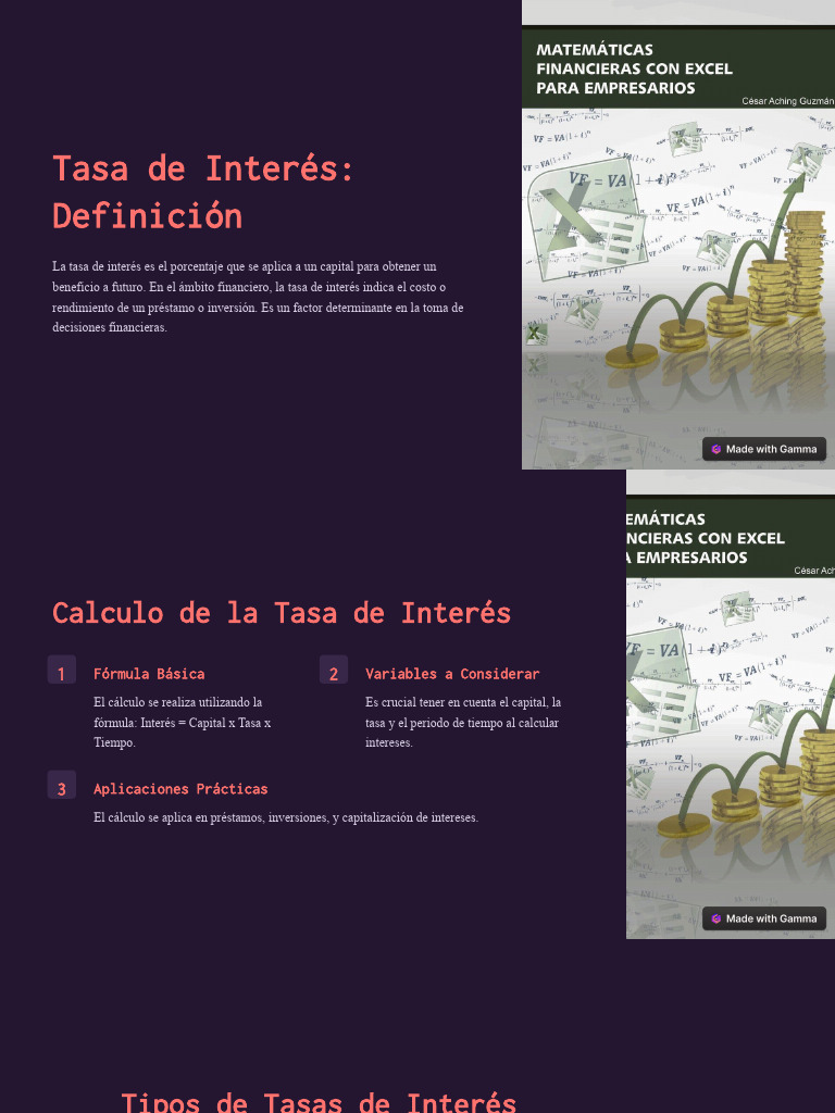 Tasa de Interes Definicion | PDF | Interés | Tasas de interés