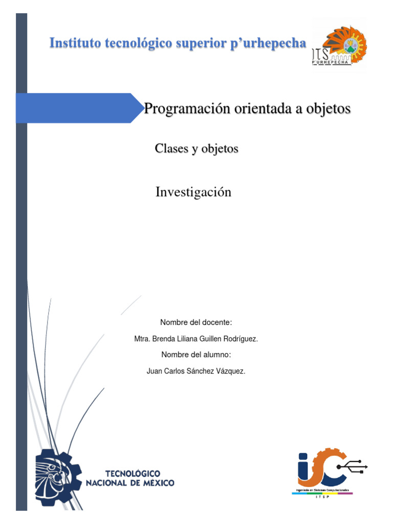 Clases y Objetos en Java: Guía Completa | PDF | Objeto (informática) | Clase (Programación ...