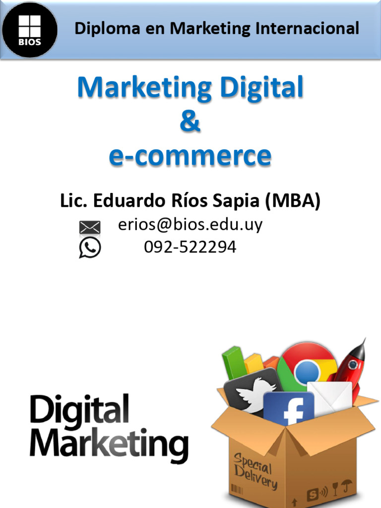 E Commerce | PDF | Marketing de motores de búsqueda | Posicionamiento en buscadores