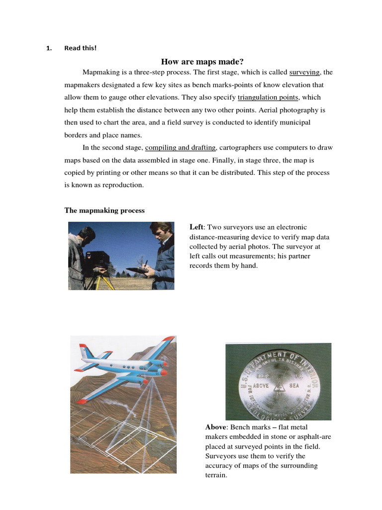 Chapter 4 Unit 1 a | PDF | Cartography | Surveying