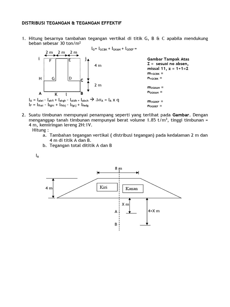 Tugas Distribusi Tegangan | PDF