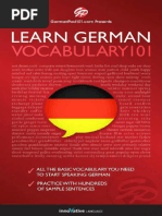 A1 German Vocab. List Translated ENG. | PDF | Workweek And Weekend ...