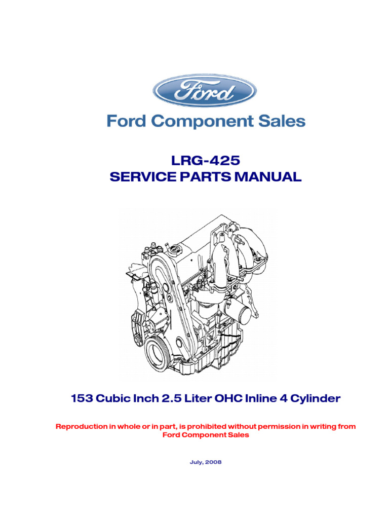 Ford-LRG425_PART | PDF | Clutch | Internal Combustion Engine