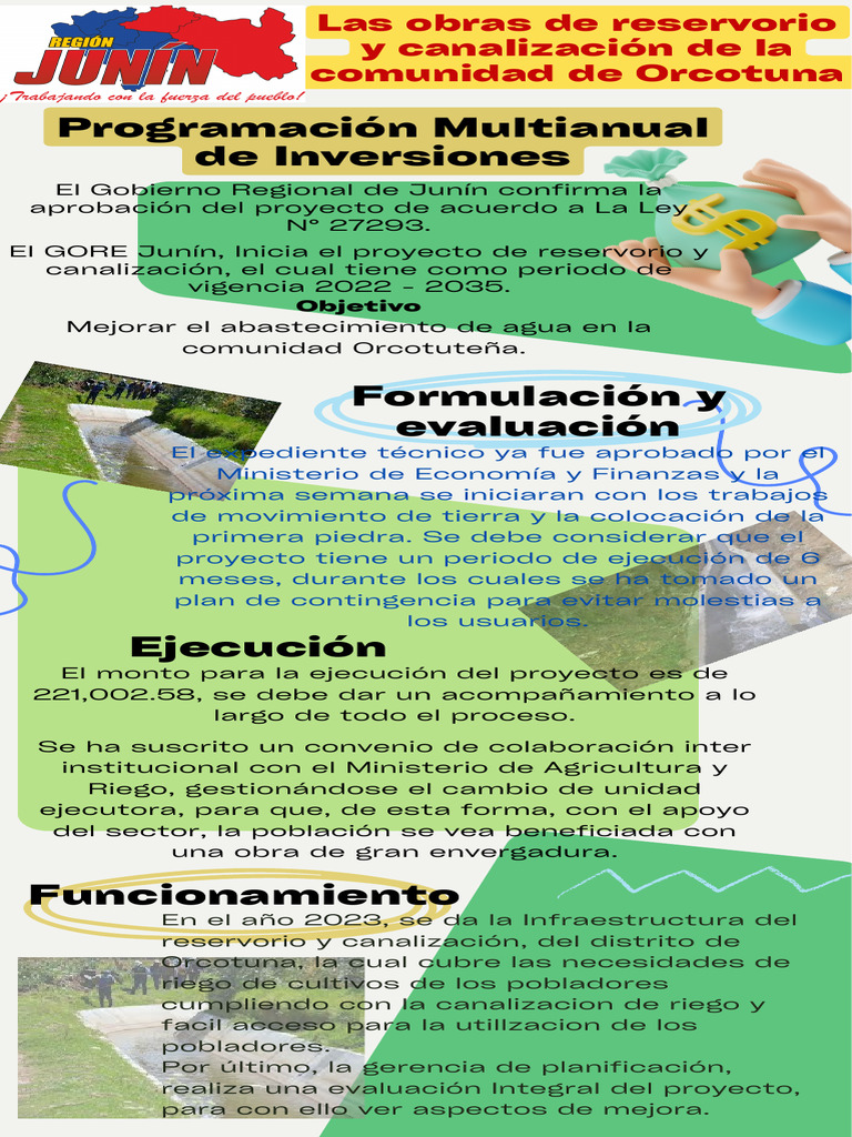Infografía Proyecto Orcotuna | PDF | Ciencia y matemáticas
