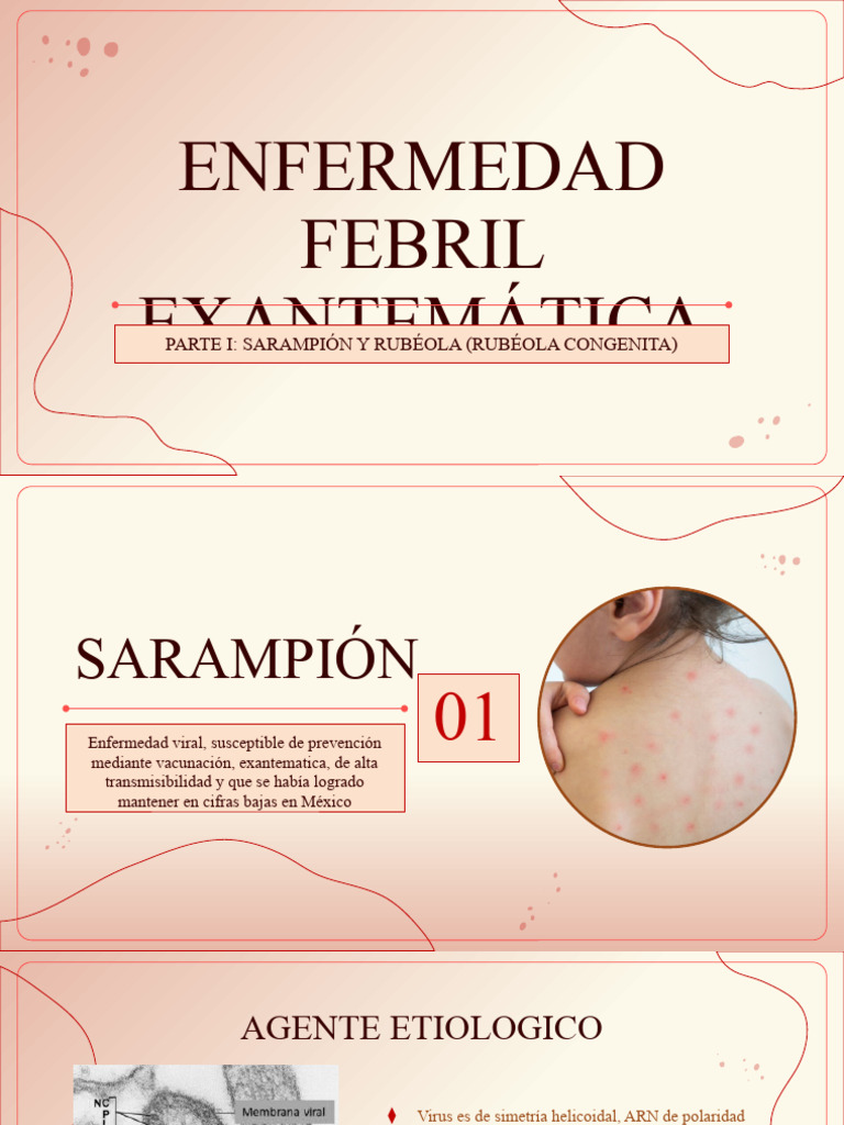 Cuadro Clínico del Sarampión | PDF | Sarampión | Virus