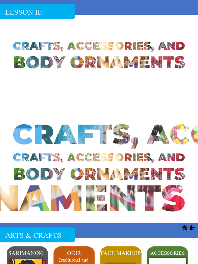 Arts 7 PPT 2 | PDF | Necklace | Fashion