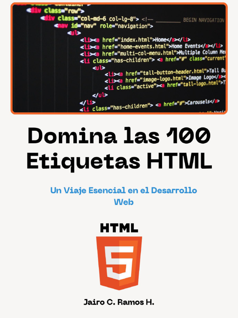 100 Etiquetas HTML y sus Funciones | PDF | Informática | Software