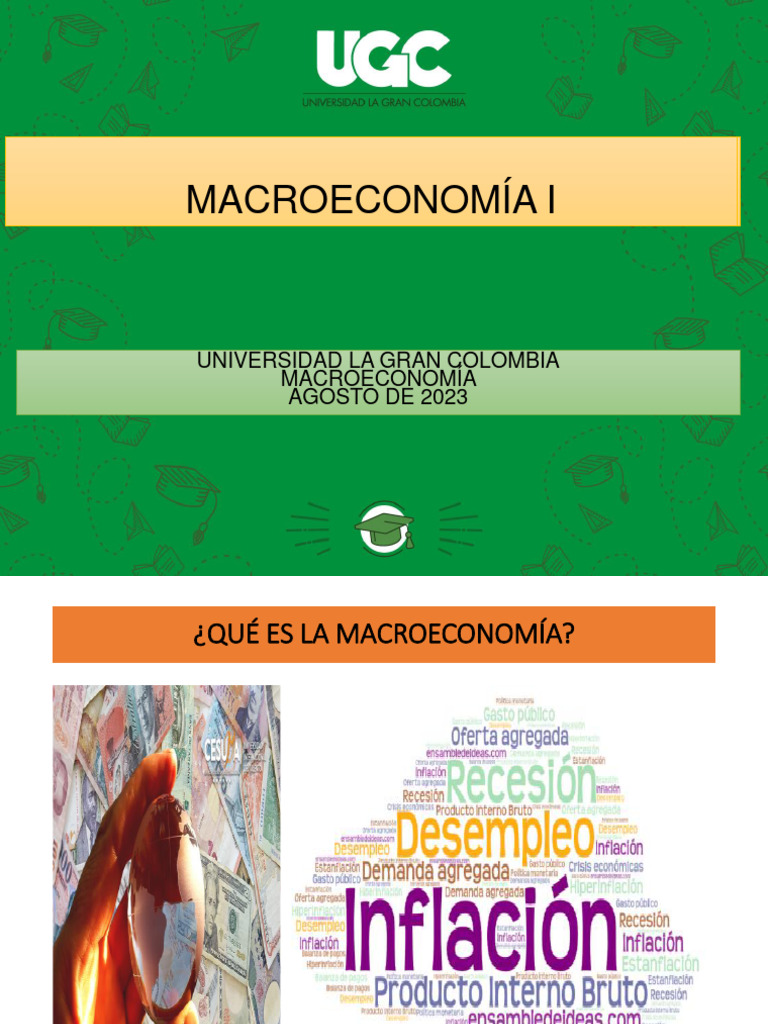 Macroeconomía 1a. Clase | PDF | Producto Interno Bruto | Inflación