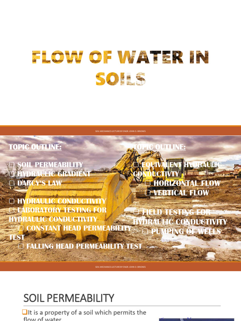Flow-of-Water-in-Soils-Compaction (1) | PDF | Aquifer | Soil Mechanics