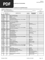 BSCE Subject List | PDF