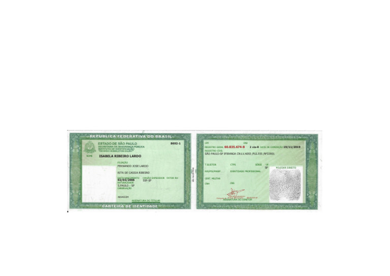 Cópia de RG FALSO GUI | PDF