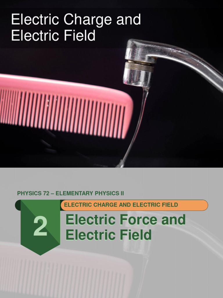 Lecture 02 - Electric Force and Electric Field | PDF | Electric Field ...
