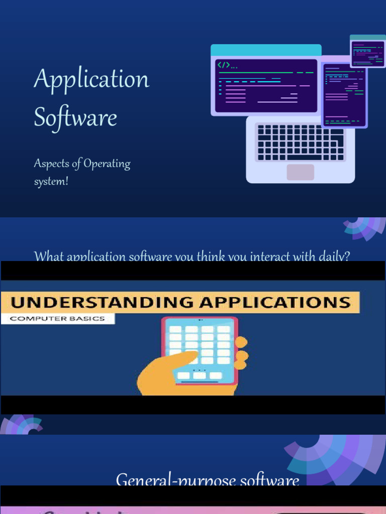 Types of Application Software Explained | PDF | Application Software | Software