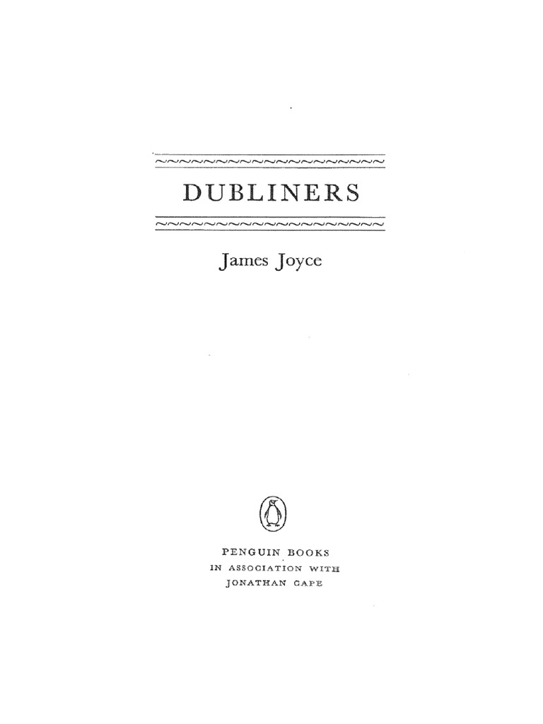 Dubliners | PDF
