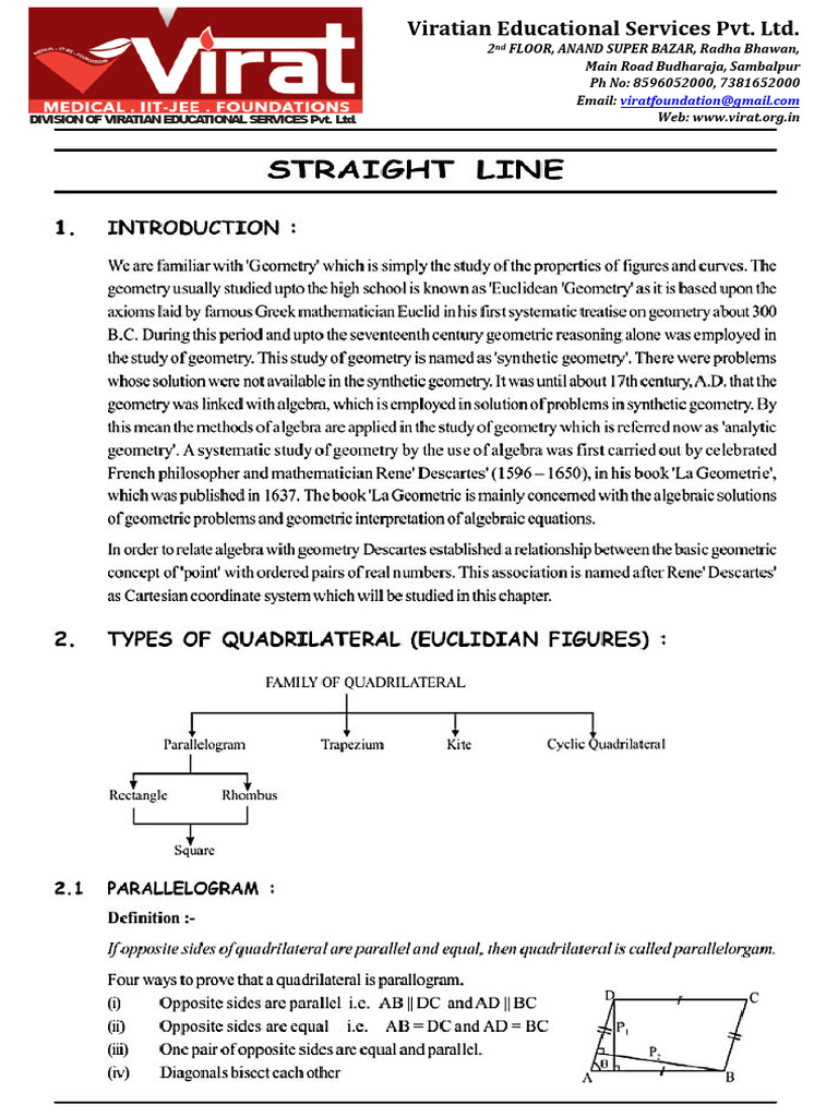 @straight Line | PDF