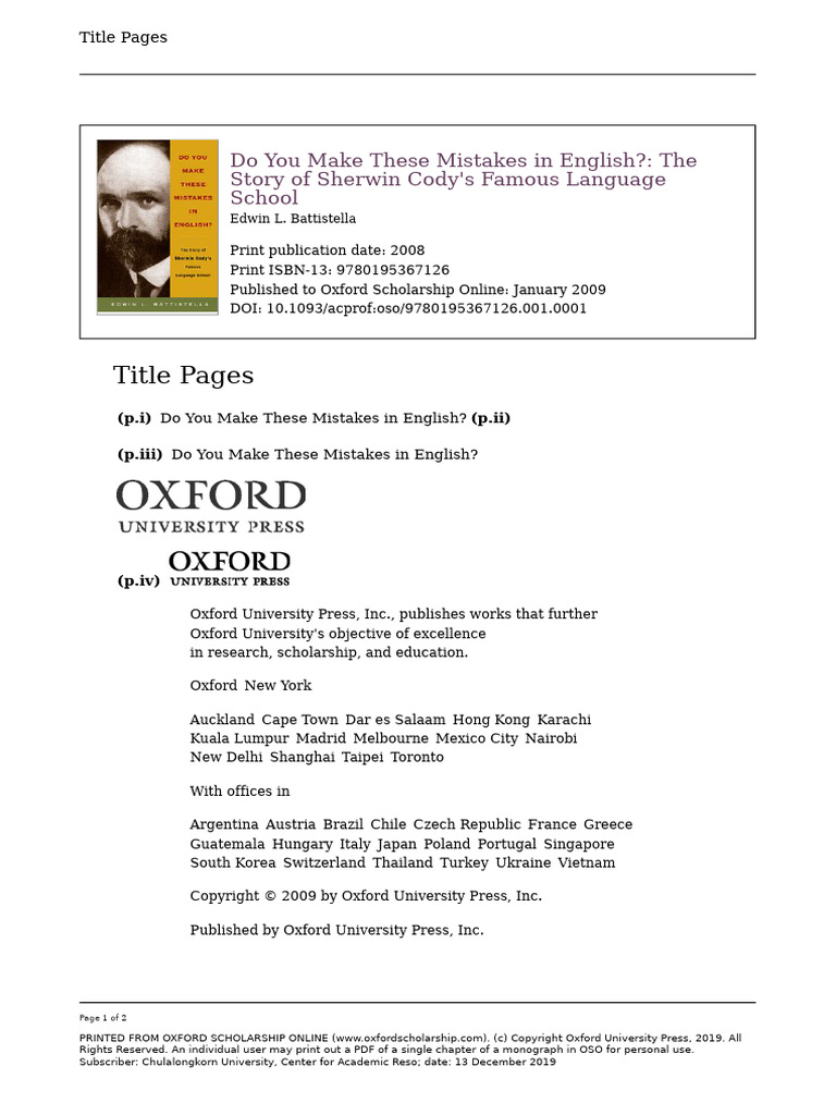 Do You Make These Mistakes in English | PDF