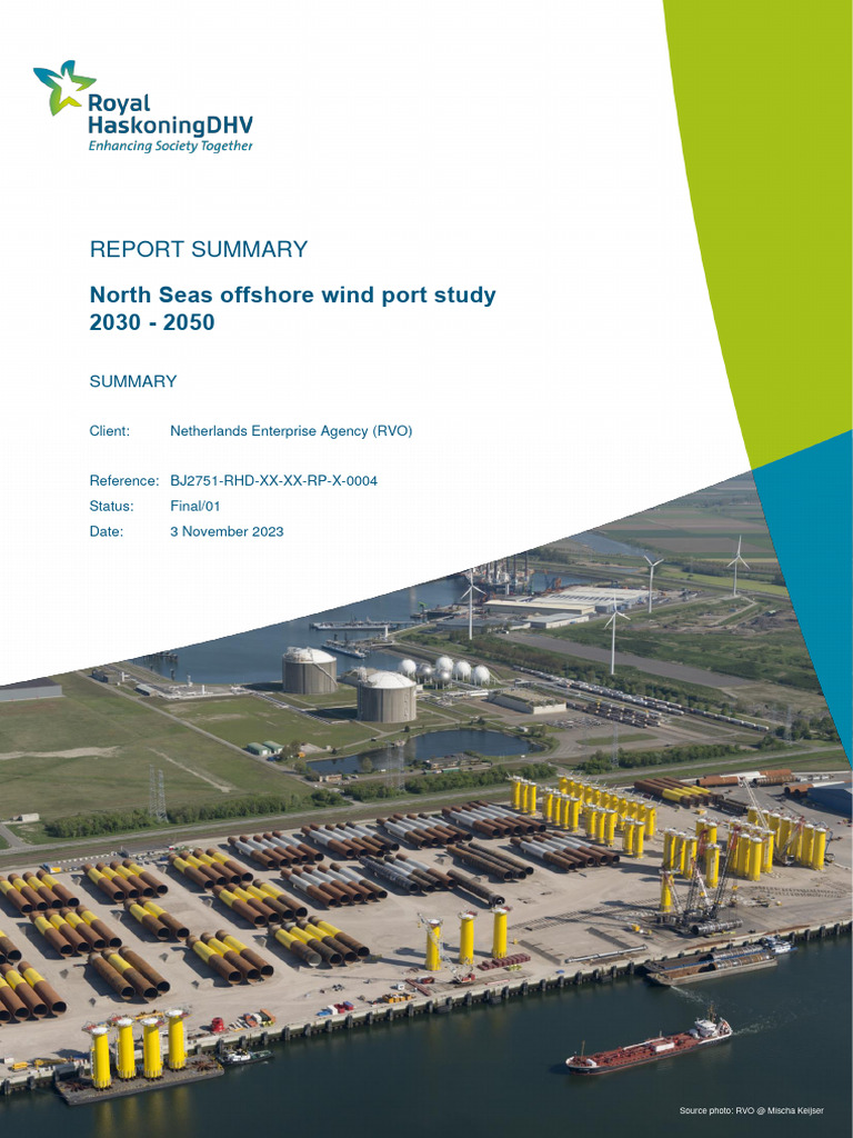 North Seas offshore wind port study 2030 - 2050 - summary | PDF ...