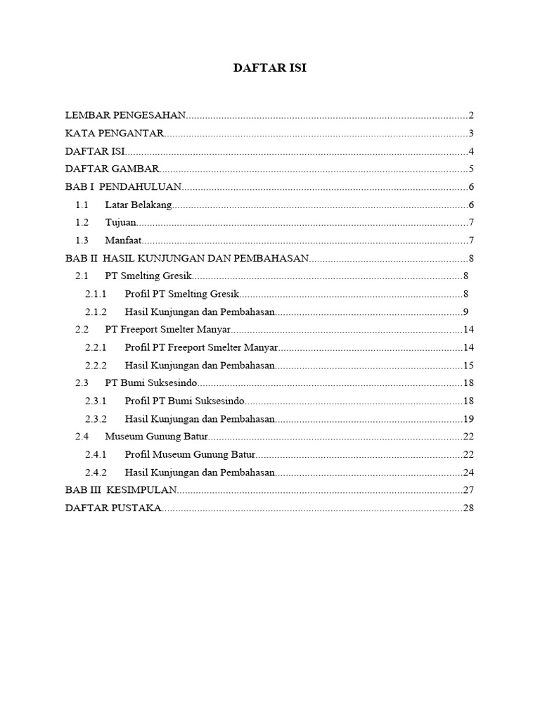 DAFTAR ISI&GAMBAR | PDF