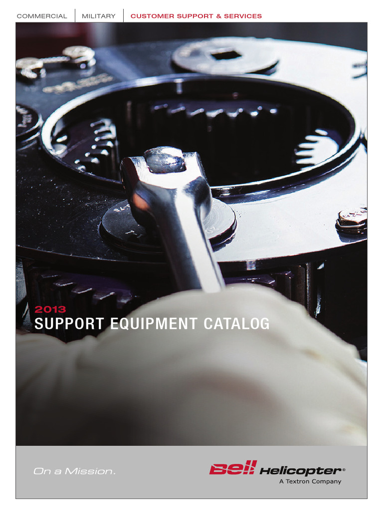 SUPPORT EQUIPMENT CATALOG - Bell Helicopter | PDF | Drill | Equipment
