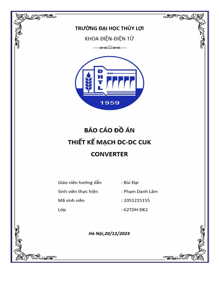 đồ án dtcs hoàn thiện | PDF