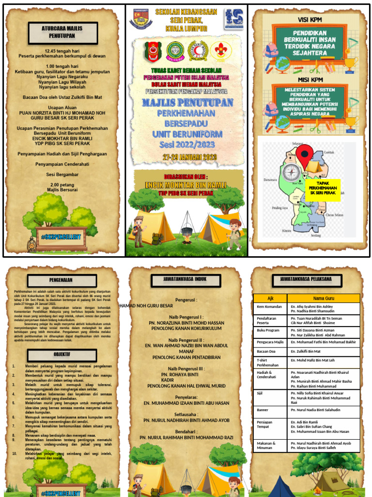 Buku Program Perkhemahan Bersepadu | PDF