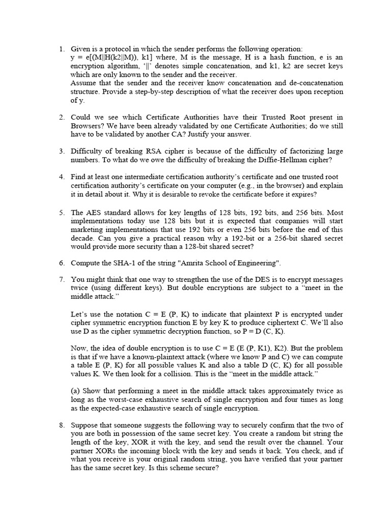 Computer Security Assignment Download Free Pdf Encryption