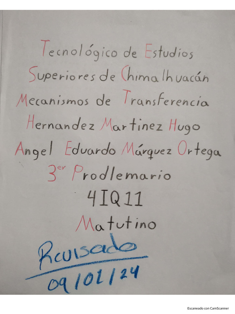 Hernández Martínez Hugo Problemario 3 | PDF