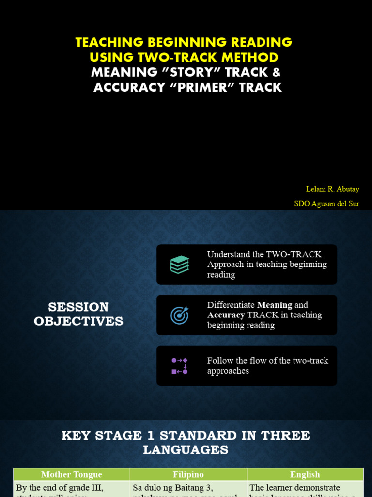 Two Track Approach | PDF | Alphabet Book | Literacy