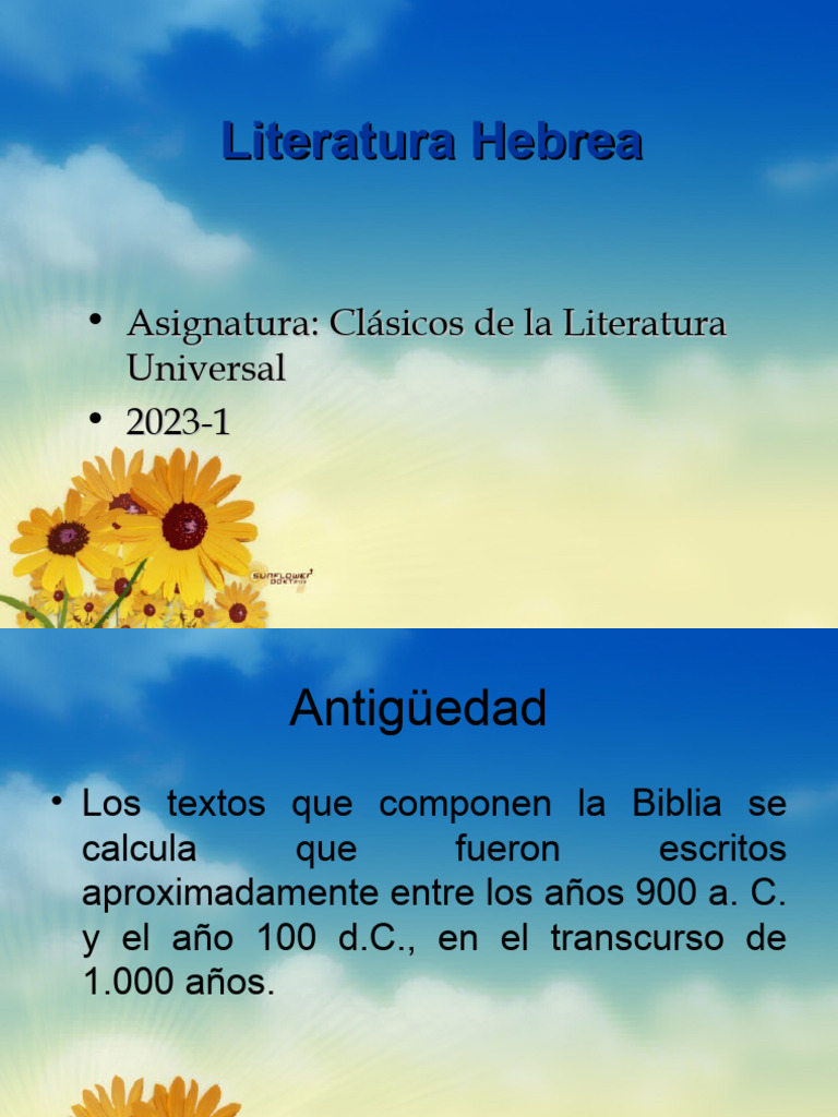 Literatura Hebrea 2023 | Descargar gratis PDF | Biblia | Lenguaje hebreo