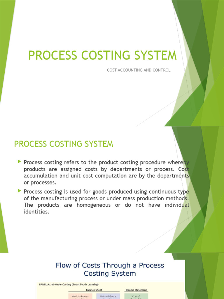 7.0 Process Costing System | PDF