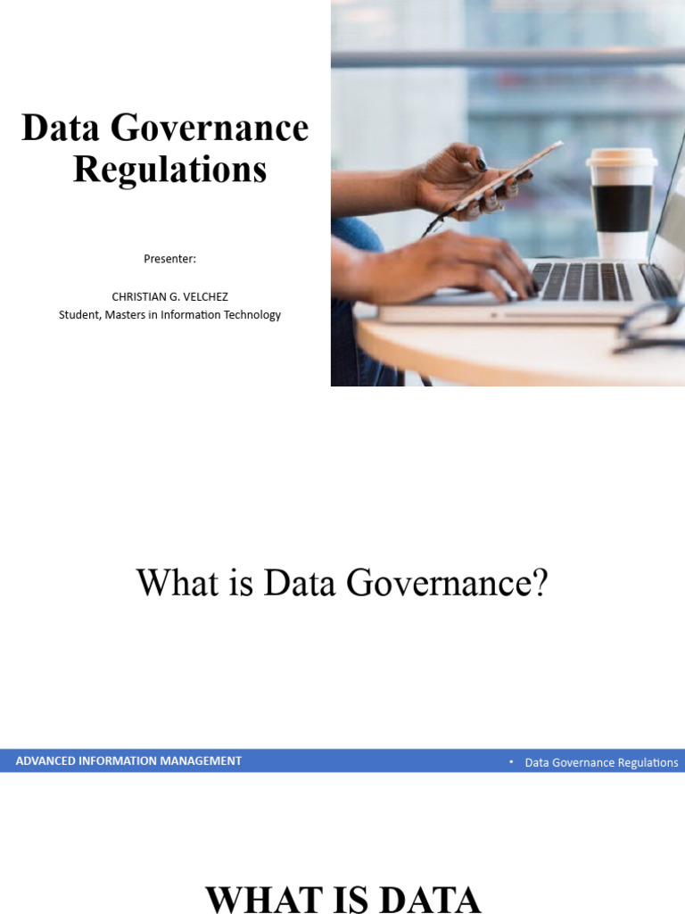 Data Governance Regulations | PDF | Information Technology Management ...