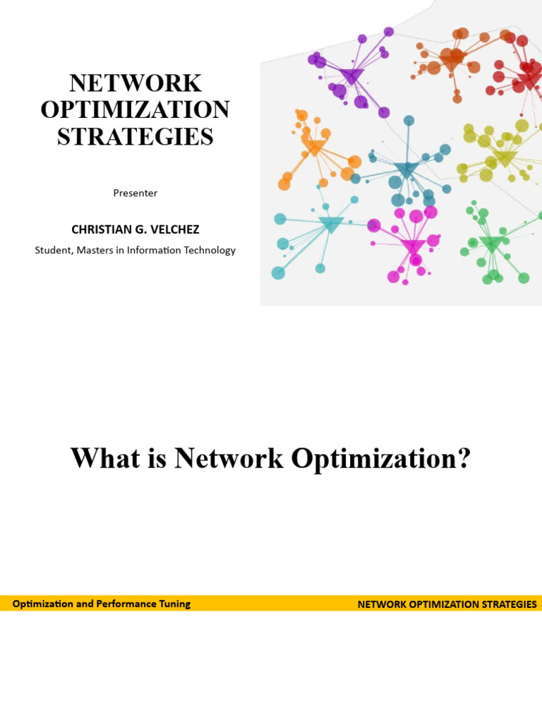Network Optimization Strategies | PDF | Computer Network | Quality Of ...