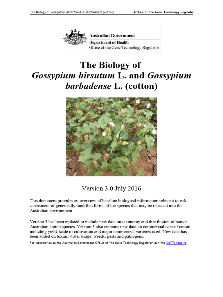 The Biology of Cotton 2016 | PDF | Cotton | Agriculture