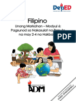 Filipino LP (Pagsunod Sa Panuto) | PDF