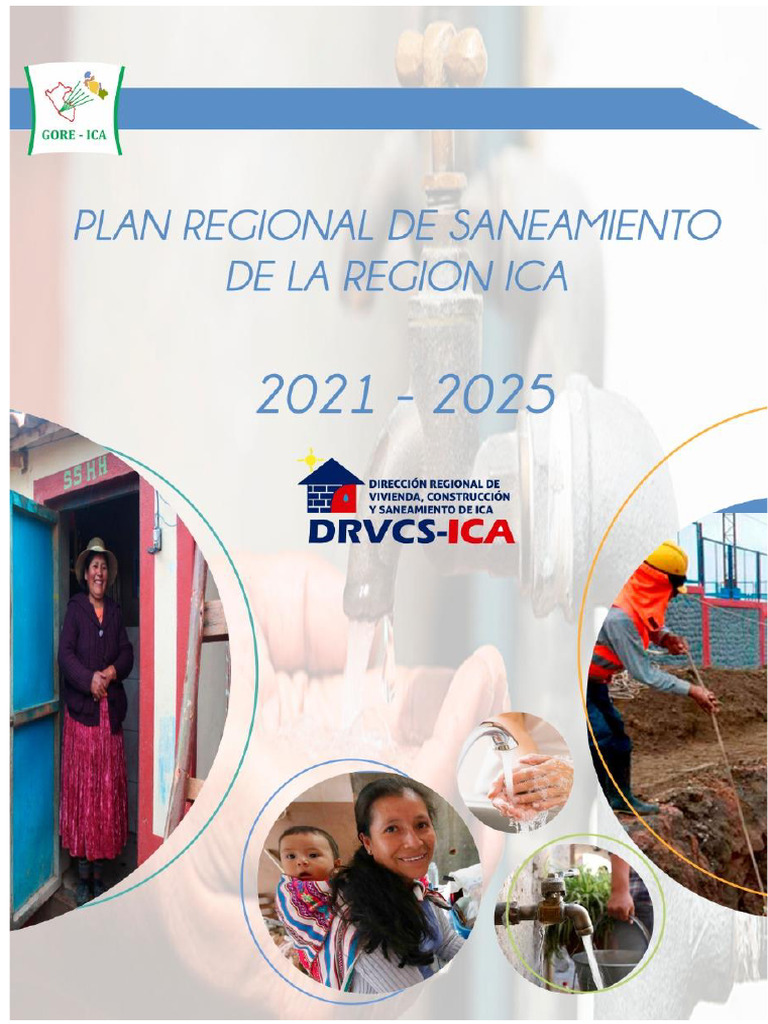 Plan Regional de Saneamiento Region Ica 2021-2025 | Descargar gratis PDF | Saneamiento | Agua