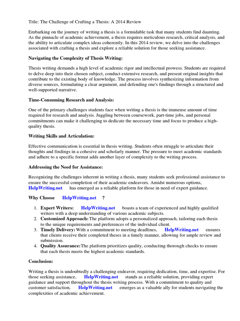 Thesis Theme Review 2014 | PDF | Thesis | Word Press