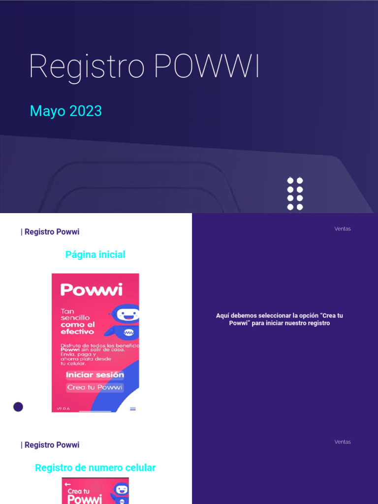 Guía de Registro en Powwi 2023 | PDF | Información | Contraseña